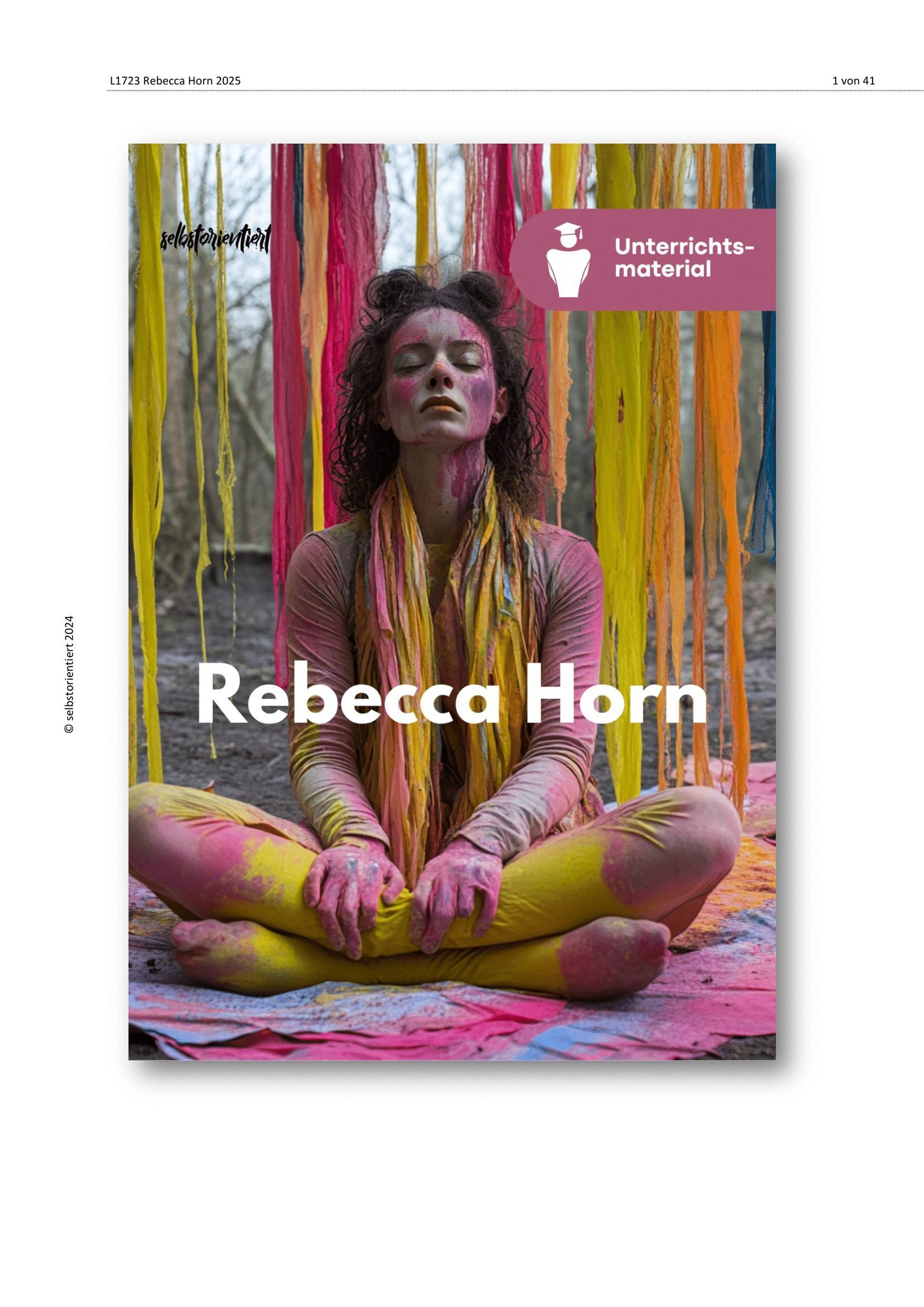 Unterrichtsmaterial zu Rebecca Horn - Lehrer-Online