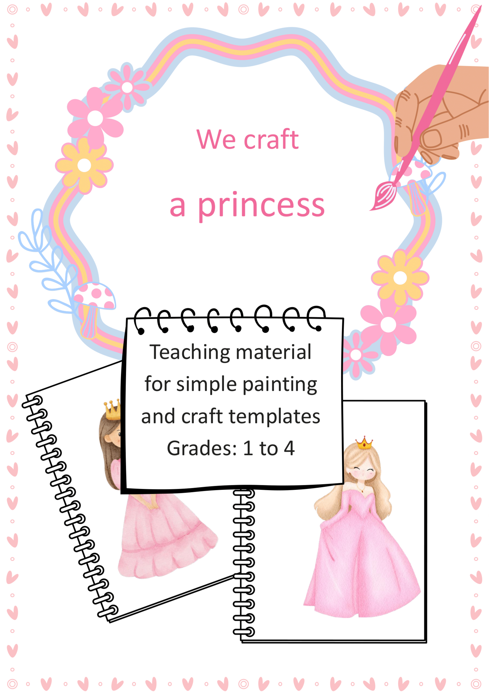 Bastelvorlagen: Princess Craft Template - Lehrer-Online
